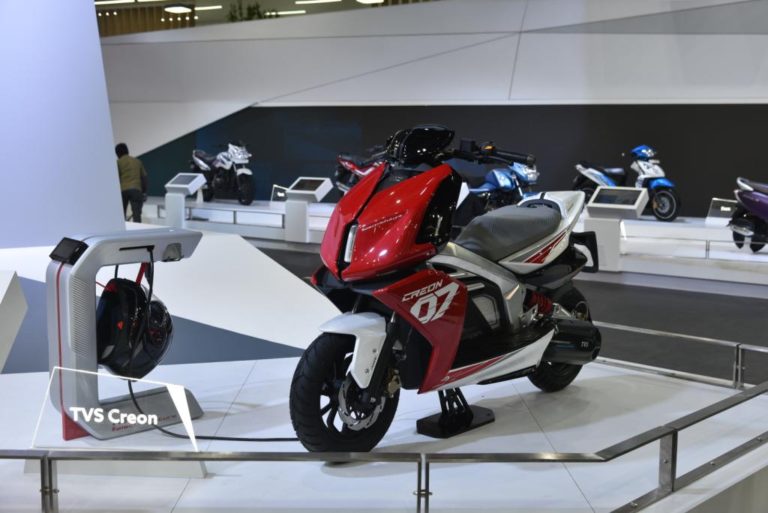 TVS New Scooter Creon Review 2018 - India's best electric vehicles news ...