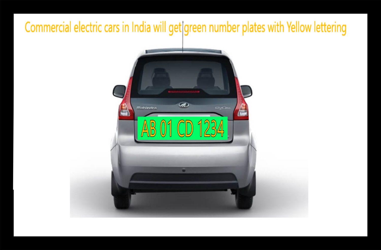 Green Number Plates To Electric Vehicles In India - India's best ...