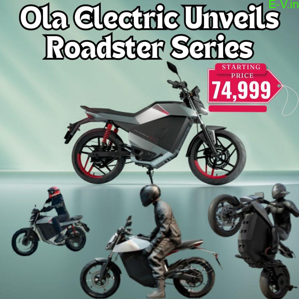 Ola Roadster: Electric Motorcycle Revolution Starts at Rs 74,999 ...